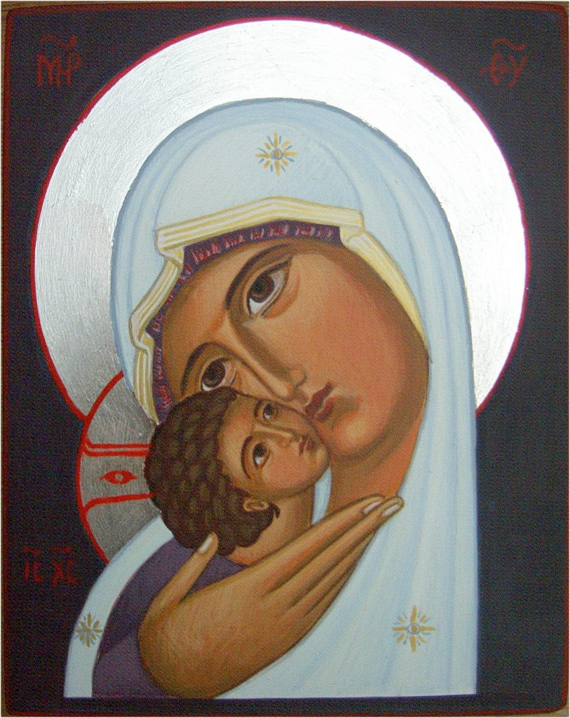 Moeder Gods van de Tederheid – Liesbeth’s Iconen