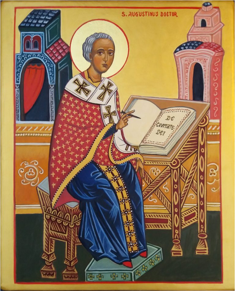Heilige Augustinus – Liesbeth’s Iconen