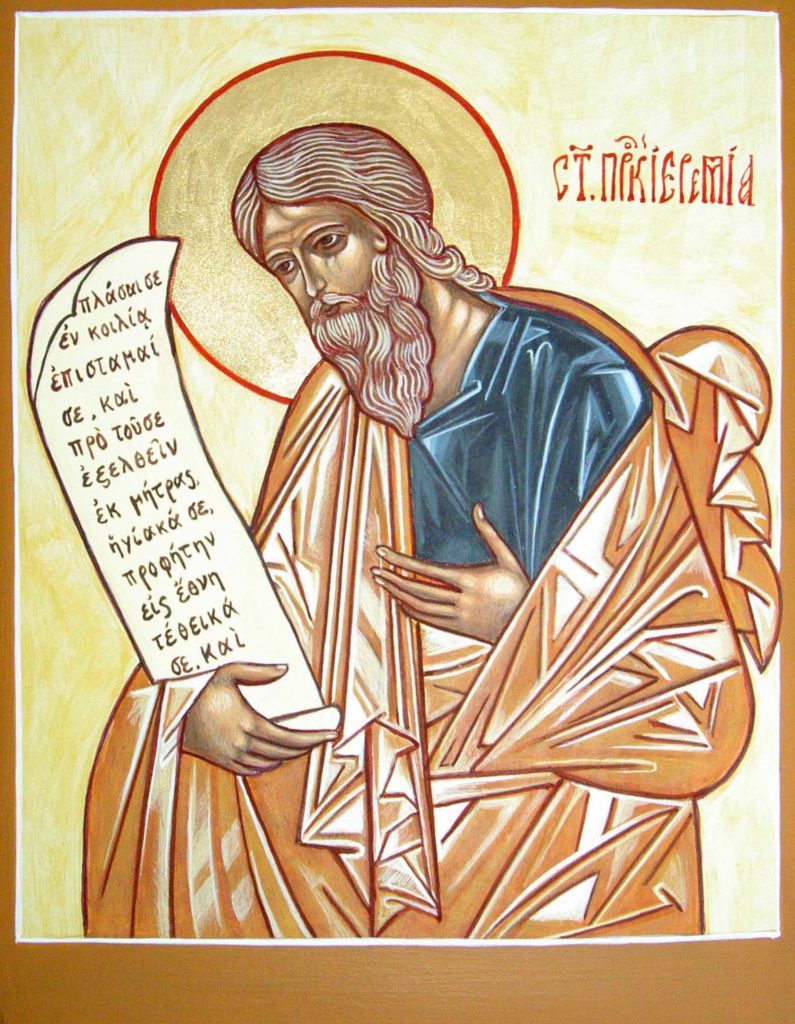 Heilige Profeet Jeremia – Liesbeth’s Iconen