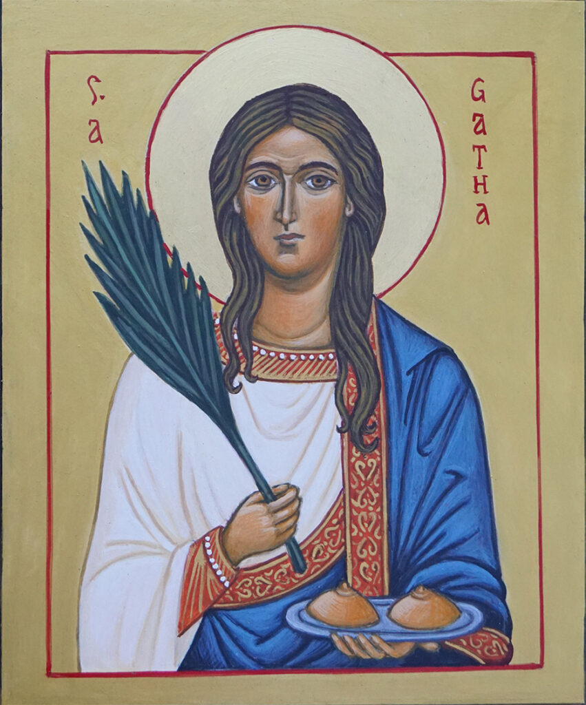 Heilige Agatha – Liesbeth’s Iconen