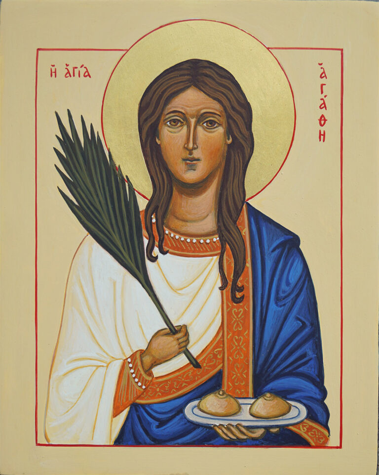 Heilige Agatha – Liesbeth’s Iconen