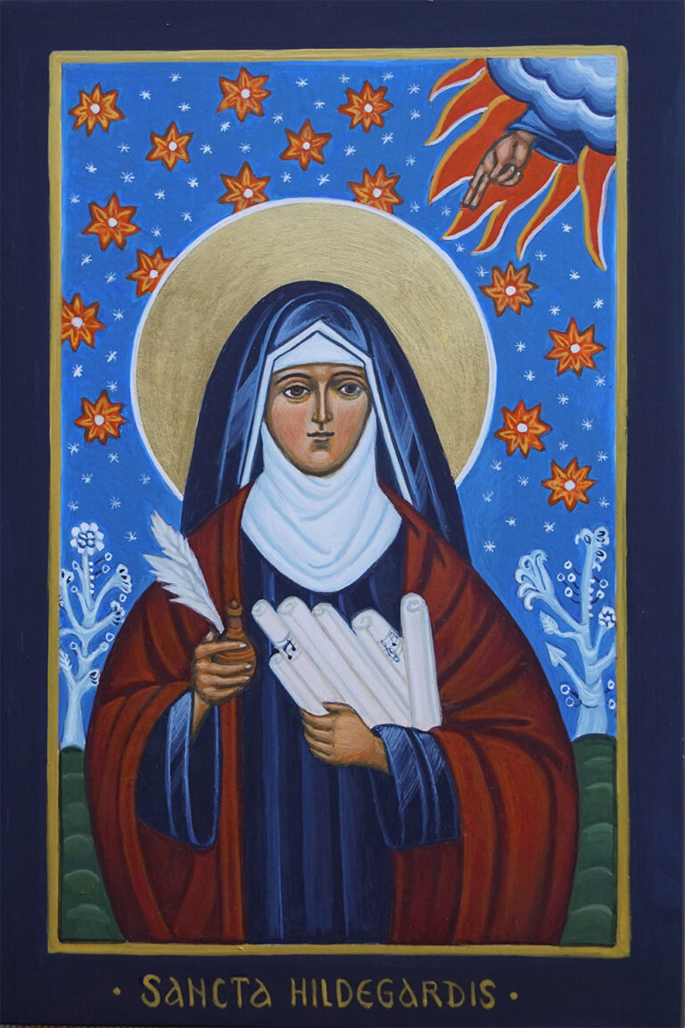 Heilige Hildegard van Bingen – Liesbeth’s Iconen