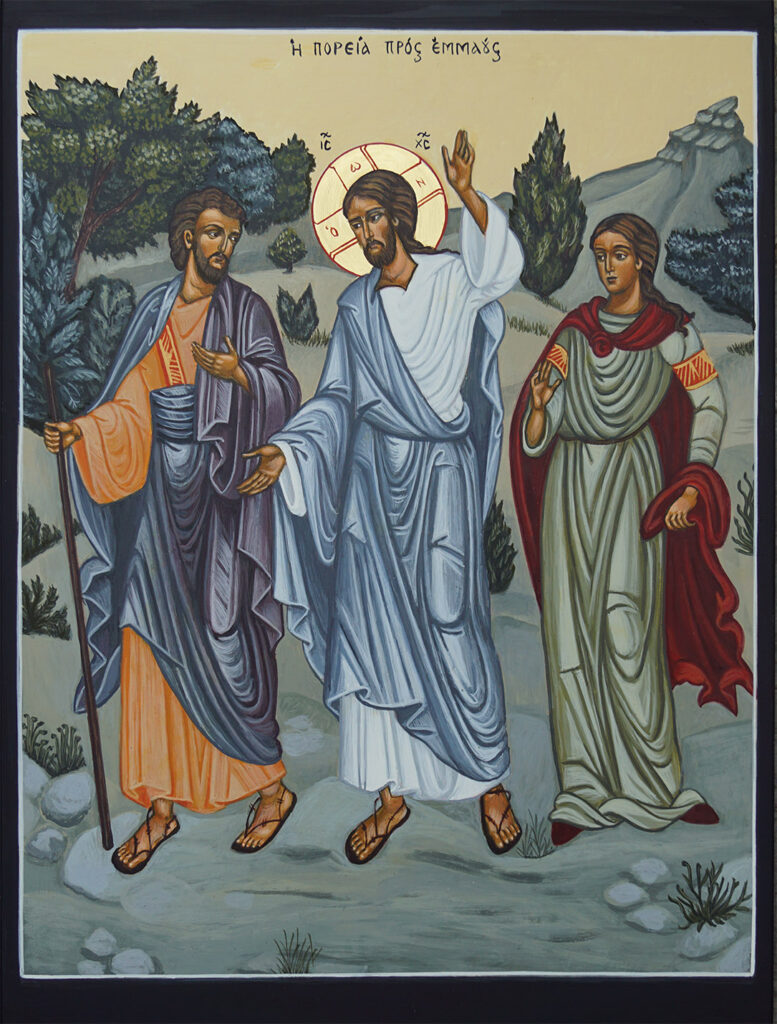 De Emmaüsgangers – Liesbeth’s Iconen