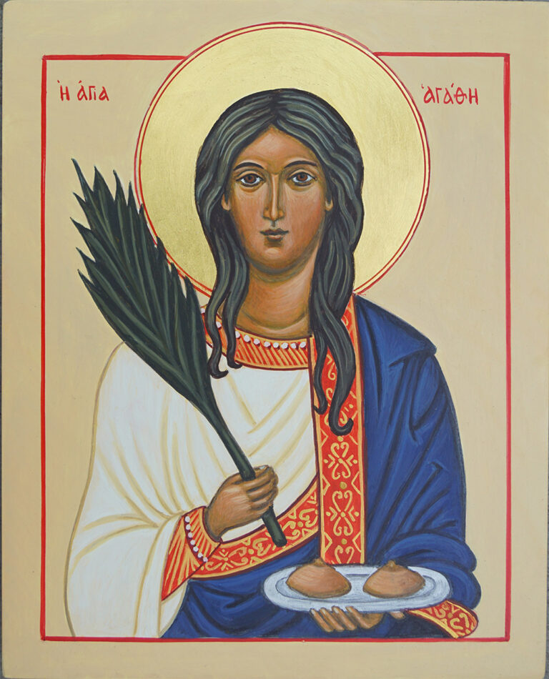 Heilige Agatha – Liesbeth’s Iconen