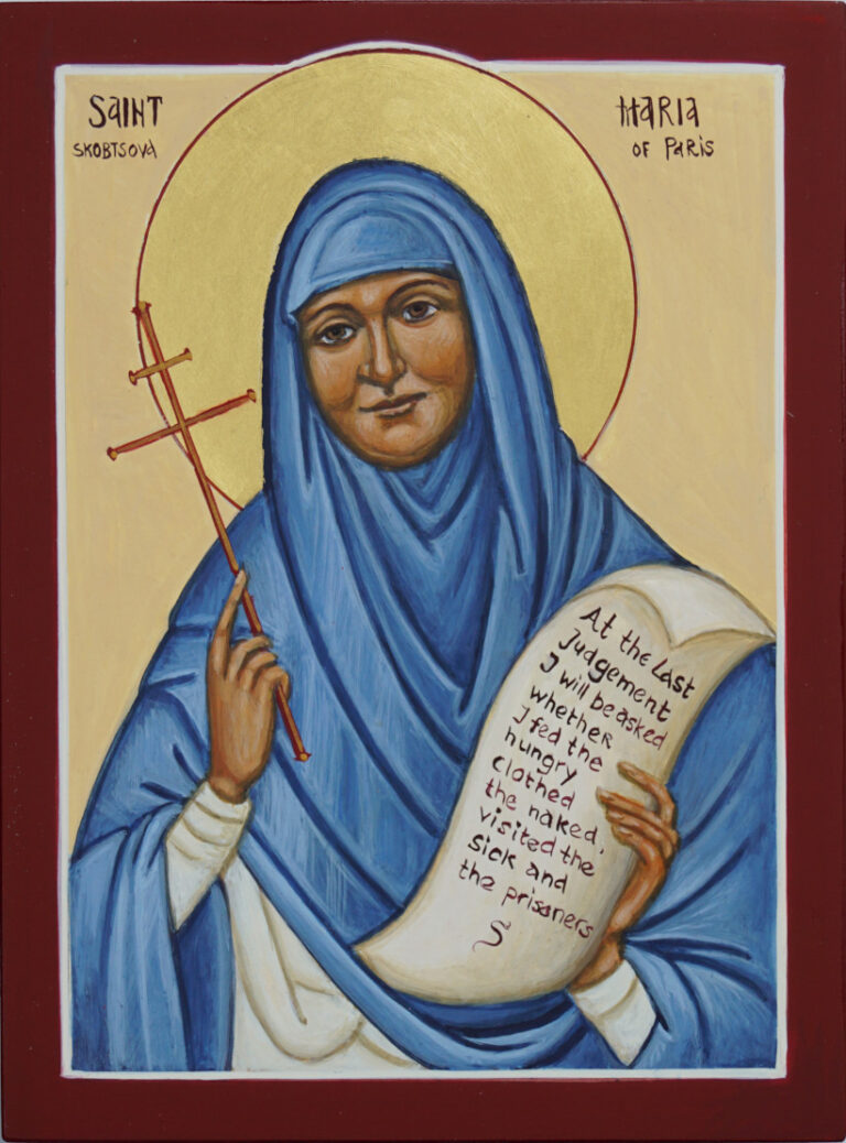 Heilige Maria Skobtsova (van Parijs) – Liesbeth’s Iconen